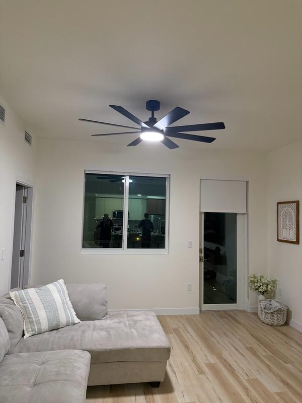Globe Electric Colossus 60-in Color-Changing Integrated LED Outdoor ...