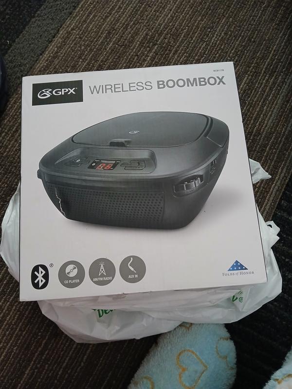 GPX CD FM Radio Boom box, BCB119B - Macy's