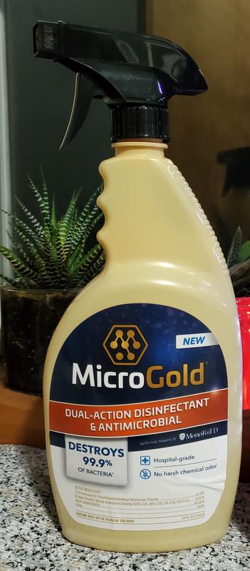 MicroGold Multi-action Antimicrobial 24-oz Disinfectant Liquid All ...