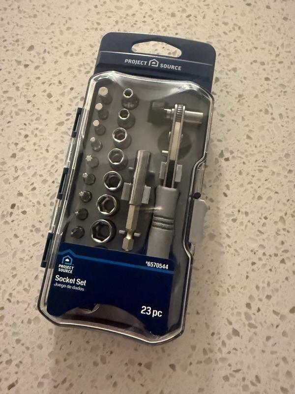 Project Source Standard (SAE) Shallow Socket Set 23 -Pieces in the ...