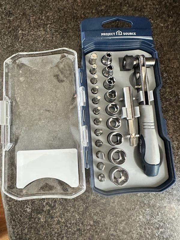 Project Source Standard (SAE) Shallow Socket Set 23 -Pieces in the ...