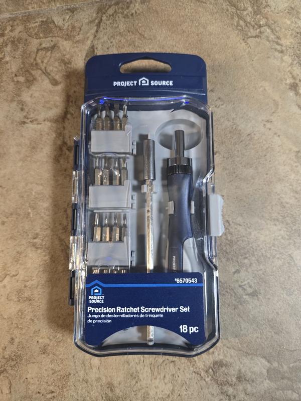 Project Source 18 -Piece 2-in Ratcheting Multi-Bit Combination Tip ...