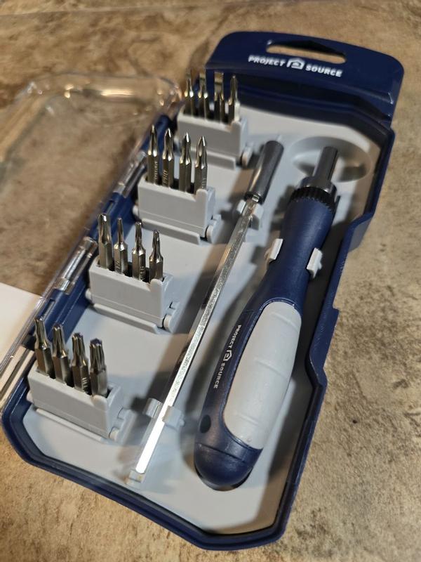 Project Source 18 -Piece 2-in Ratcheting Multi-Bit Combination Tip ...