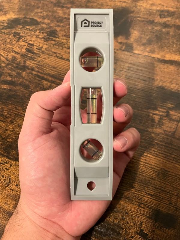 Project Source Plastic 6-in 3 Vial Torpedo level in the Levels ...