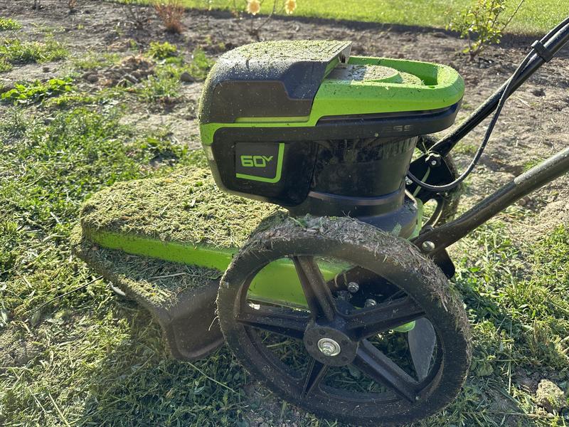 Greenworks 22 in. 60V Cordless Walk-Behind String Trimmer, Battery and ...
