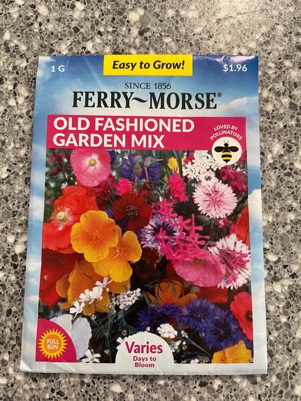 Ferry-Morse Old Fashioned Garden Mix Seeds 1.9 Gram(s) in the Flower ...