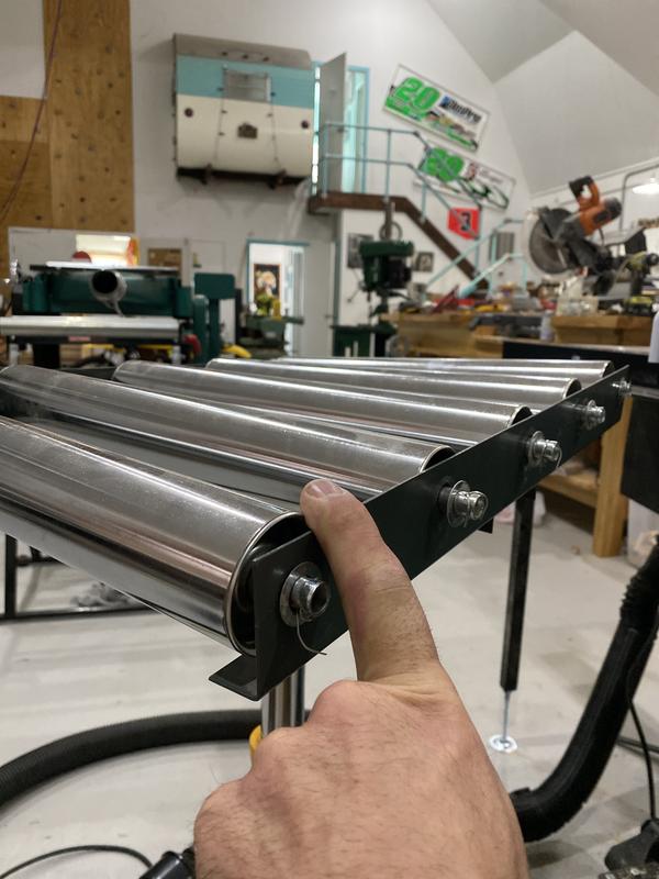 Shop Fox 5 Roller Stand Adjustable Roller Stand in the Benchtop ...