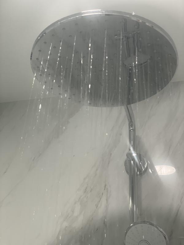 GROHE Brushed Nickel Infinity Finish 2-handle Multi-head Round Shower ...