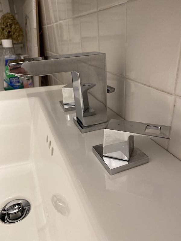 GROHE Hard Graphite Widespread 2-handle WaterSense Low-arc Residential ...