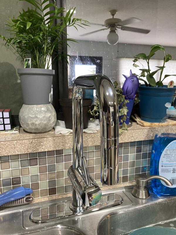 GROHE Supersteel Infinity Finish Single Handle Pull-down Kitchen Faucet ...