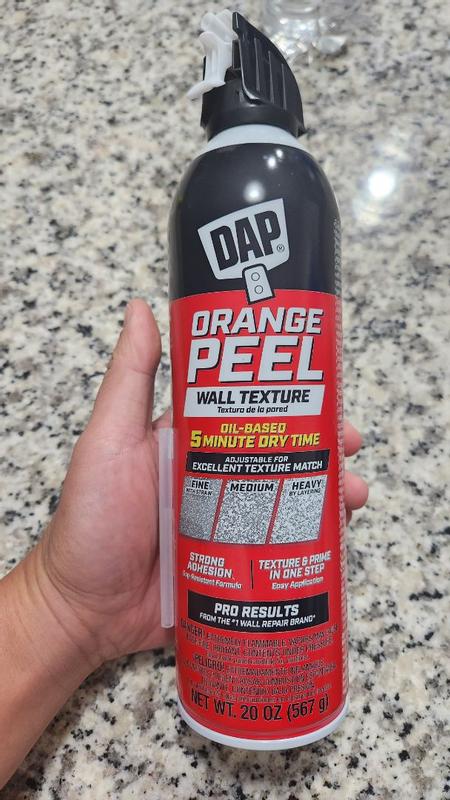 DAP 20 Fluid ounce(s) White Orange peel Oil-based Wall Texture in the ...