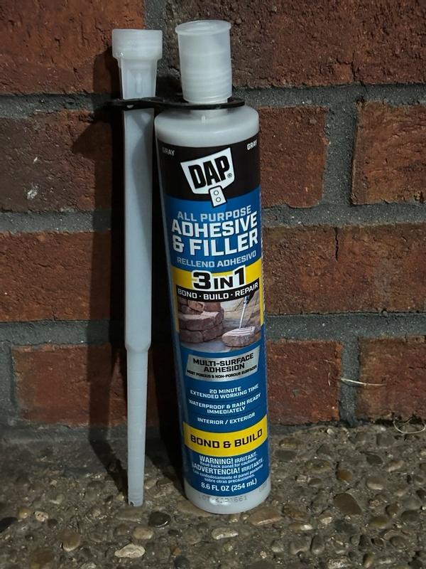 DAP Polymer-based Gray Multi-use Exterior Construction Adhesive (8.6 ...