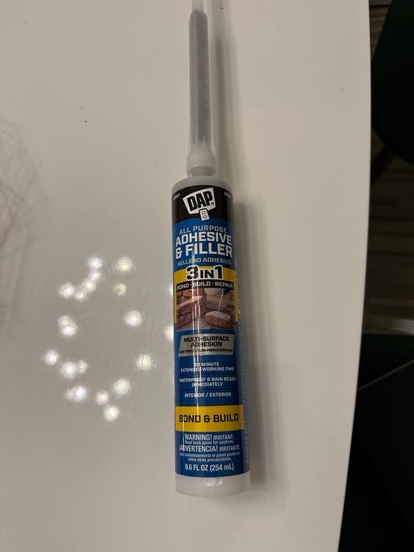 DAP Polymer-based Gray Multi-use Exterior Construction Adhesive (8.6 ...