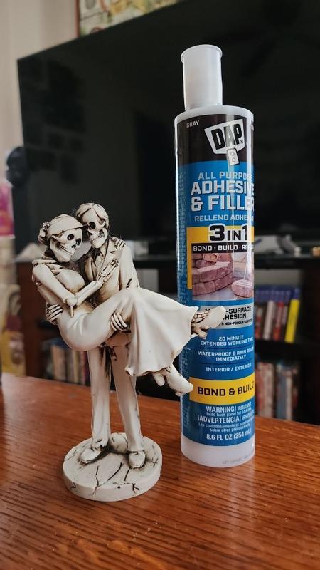 DAP Polymer-based Gray Multi-use Exterior Construction Adhesive (8.6 ...