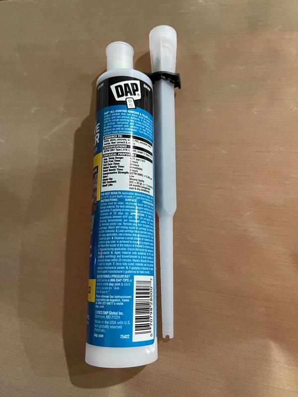 DAP Polymer-based Gray Multi-use Exterior Construction Adhesive (8.6 ...