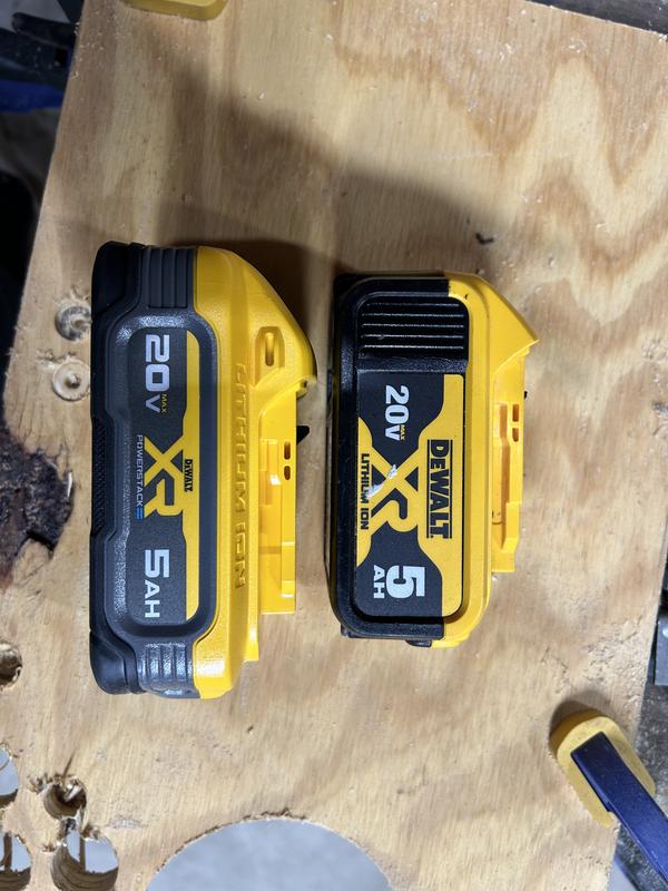 DEWALT XR POWERSTACK 20-V Lithium-ion Battery (5 Ah) DCBP520 at Lowes.com