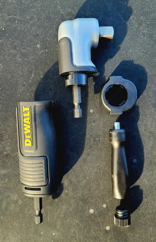 DEWALT 2-in-1 Modular 3/8 Square FlexTorq Right Angle Drill Attachment ...