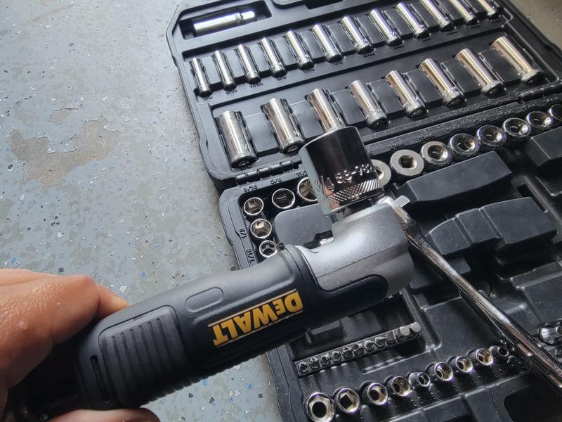 DEWALT 2-in-1 Modular 3/8 Square FlexTorq Right Angle Drill Attachment ...