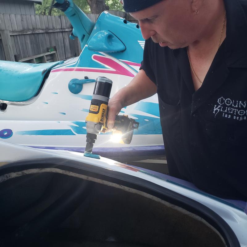 DEWALT 20V 1-4/In Rivet Tool PS DCF414GE2 at Lowes.com