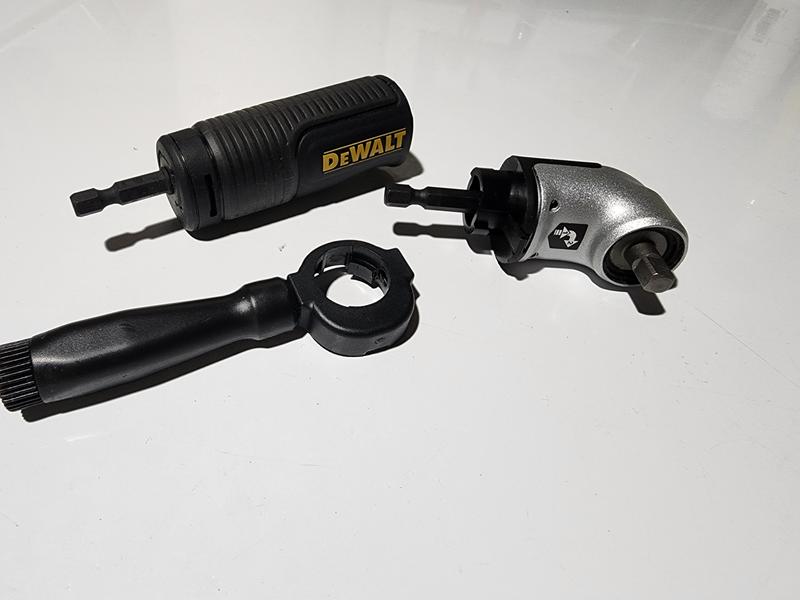 DEWALT 2-In-1 Modular 1/4 Square FlexTorq Right Angle Drill Attachment ...