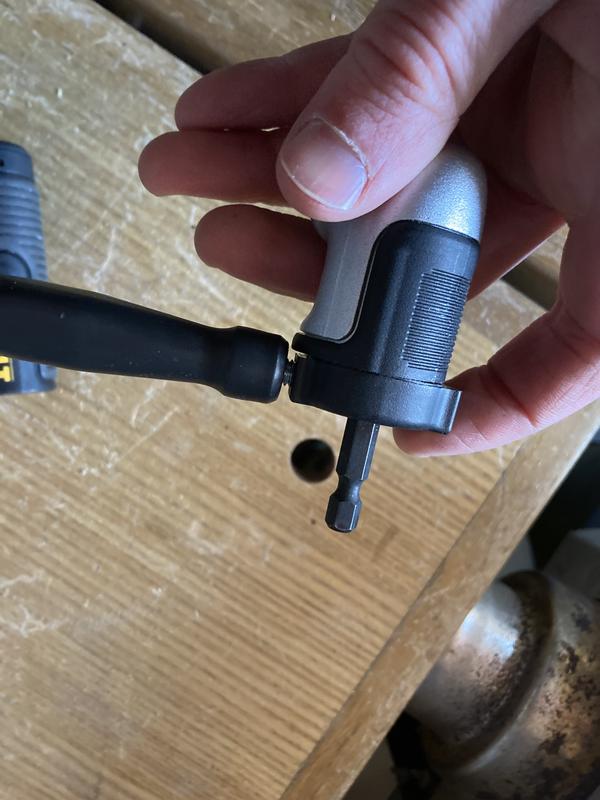 DEWALT 2-In-1 Modular 1/4 Square FlexTorq Right Angle Drill Attachment ...