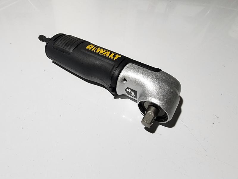 DEWALT 2-In-1 Modular 1/4 Square FlexTorq Right Angle Drill Attachment ...
