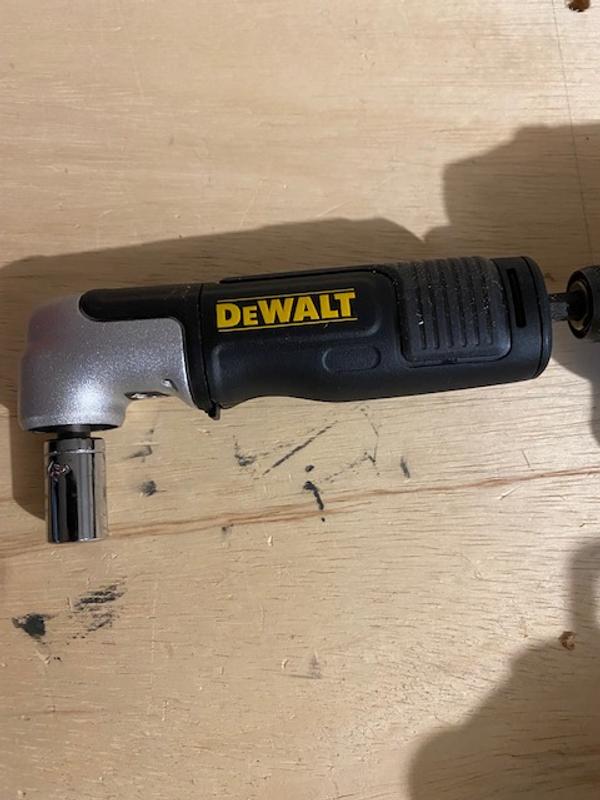 DEWALT 2-In-1 Modular 1/4 Square FlexTorq Right Angle Drill Attachment ...