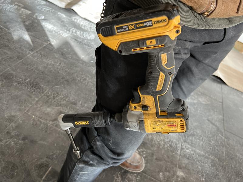 DEWALT 2-In-1 Modular 1/4 Square FlexTorq Right Angle Drill Attachment ...