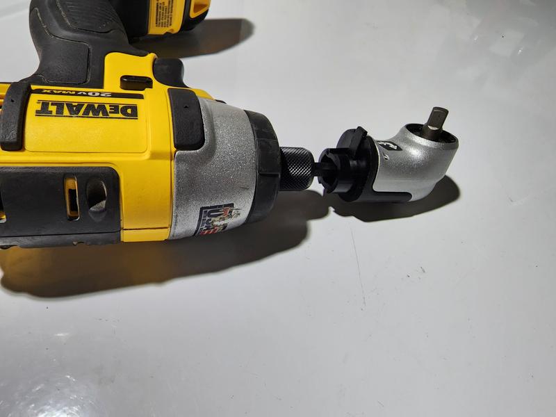 DEWALT 2-In-1 Modular 1/4 Square FlexTorq Right Angle Drill Attachment ...