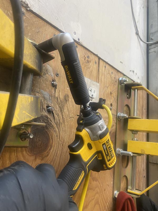 DEWALT 2-in-1 Modular 3/8 Square FlexTorq Right Angle Drill Attachment ...