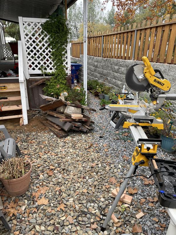 DEWALT 12 Double Bevel Sliding Compound Miter Saw DWS779 Blain s Farm Fleet