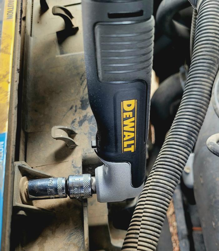 DEWALT 2-in-1 Modular 3/8 Square FlexTorq Right Angle Drill Attachment ...