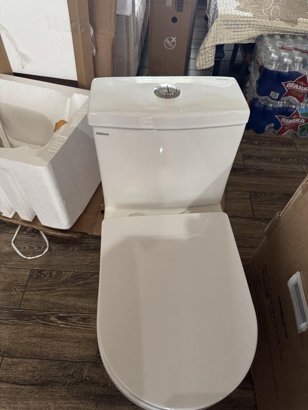 DeerValley Liberty White Round Standard height 12-in Rough-In ...