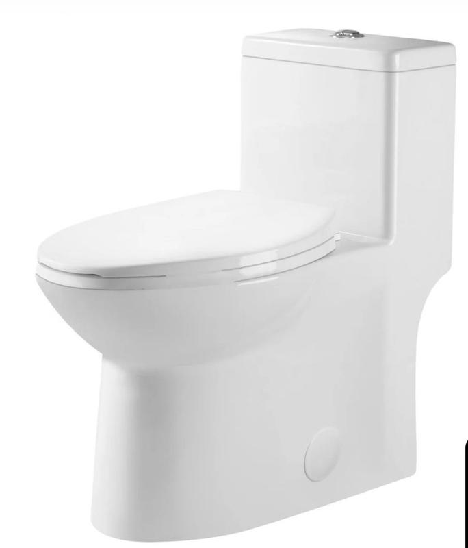 DeerValley Ace White Elongated Standard height 12-in Rough-In 1.6 GPF ...