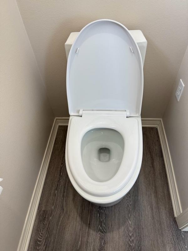 DeerValley Ace White Elongated Chair height 12-in Rough-In WaterSense 1 ...