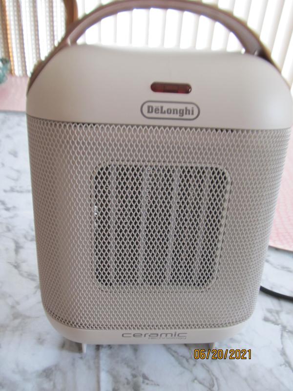 DeLonghi Capsule Compact Ceramic Heater in White at Tractor Supply Co