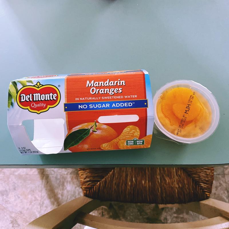 Del Monte Mandarin Orange Cups