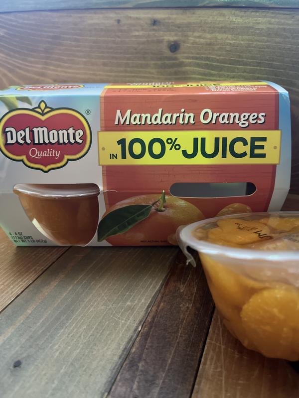 Del Monte Mandarin Orange Cups