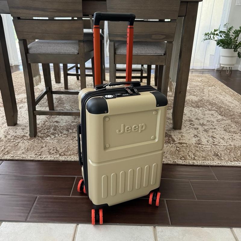 Jeep JH002B Carry-On 19 Inch Hardside Expandable Luggage with Spinner ...