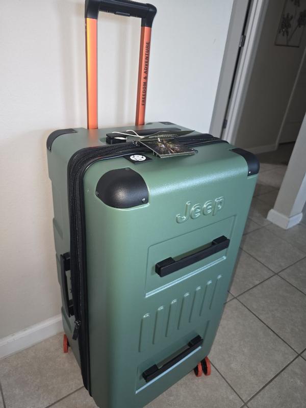 Jeep JH002B Checked-Large 29 Inch Hardside Expandable Luggage with ...