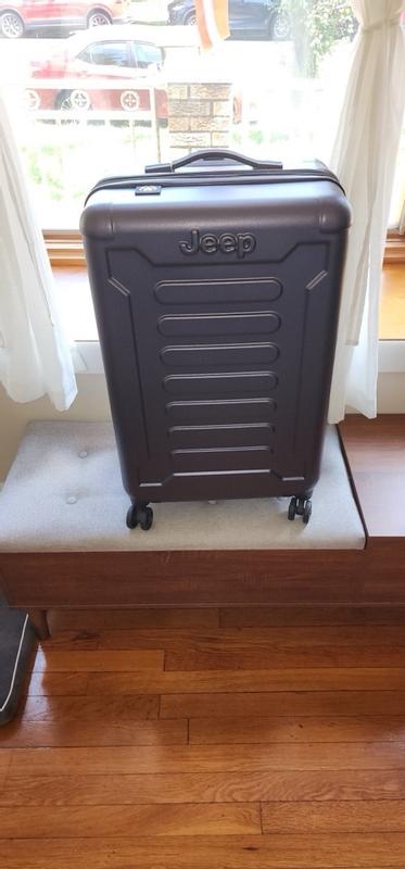 Jeep JH004C Checked-Medium 24 Inch Hardside Expandable Luggage with ...