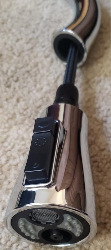 Delta Capertee Venetian Bronze Single Handle Pull-down Kitchen Faucet ...