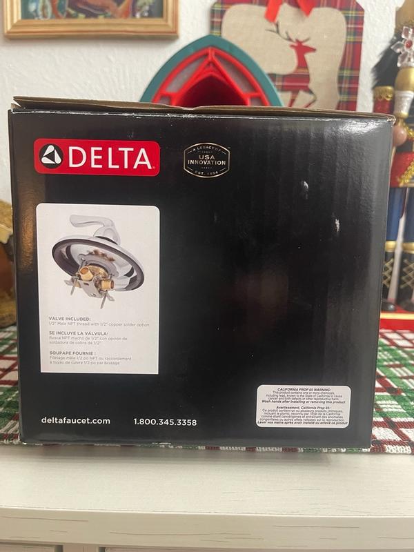 Delta Foundations Chrome 1-handle Single Function Round Bathtub and ...