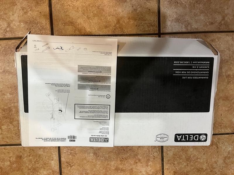 Delta Velum Matte Black Single Hole 1-Handle WaterSense Bathroom Sink ...