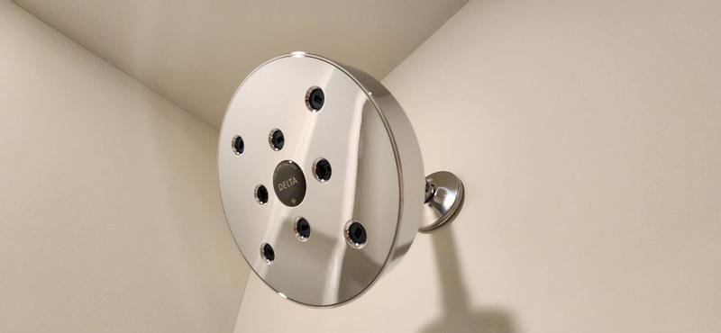 Delta Lumicoat Chrome 5.41-in Round Fixed Rain 1.75 GPM RP70175PR at ...