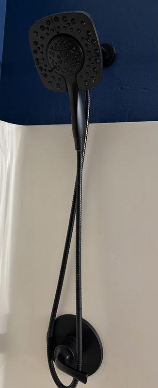 Delta Lacey Champagne Bronze 1-handle 6-in Square Bathtub and shower ...