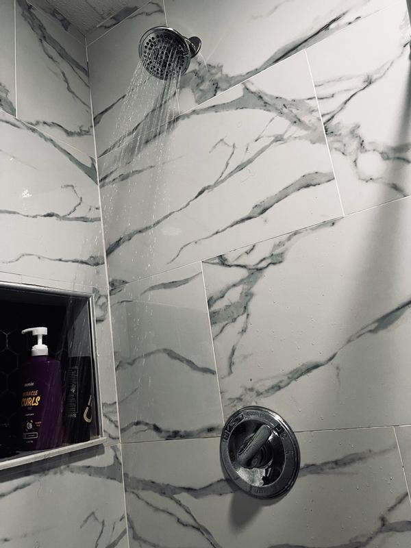 Delta Foundations Chrome 1-handle Multi-function 4.94-in Round Shower ...