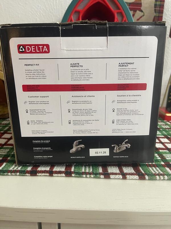 Delta Foundations Chrome 1-handle Single Function Round Bathtub and ...