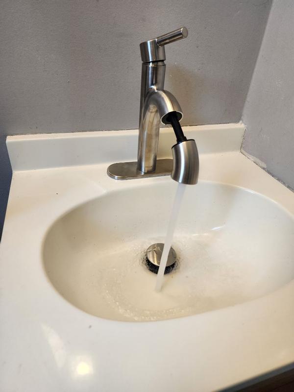 Delta Nicoli Champagne Bronze Single hole 1-handle WaterSense Low-arc ...