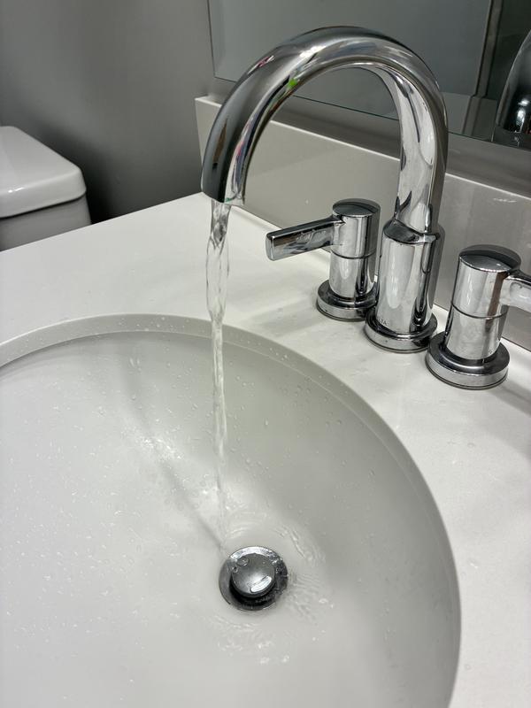 Delta Albion Chrome Widespread 2-Handle WaterSense Bathroom Sink Faucet ...